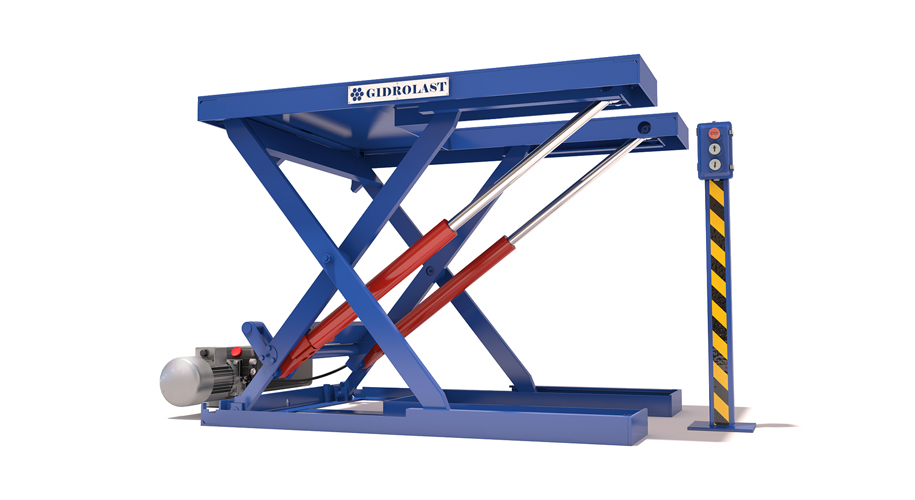 Hydraulic goods lifts - First hydraulic lowcoster